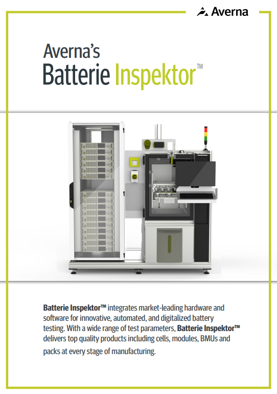Batterie Inspektor™ - Battery Pack Assembly Inspection | Averna