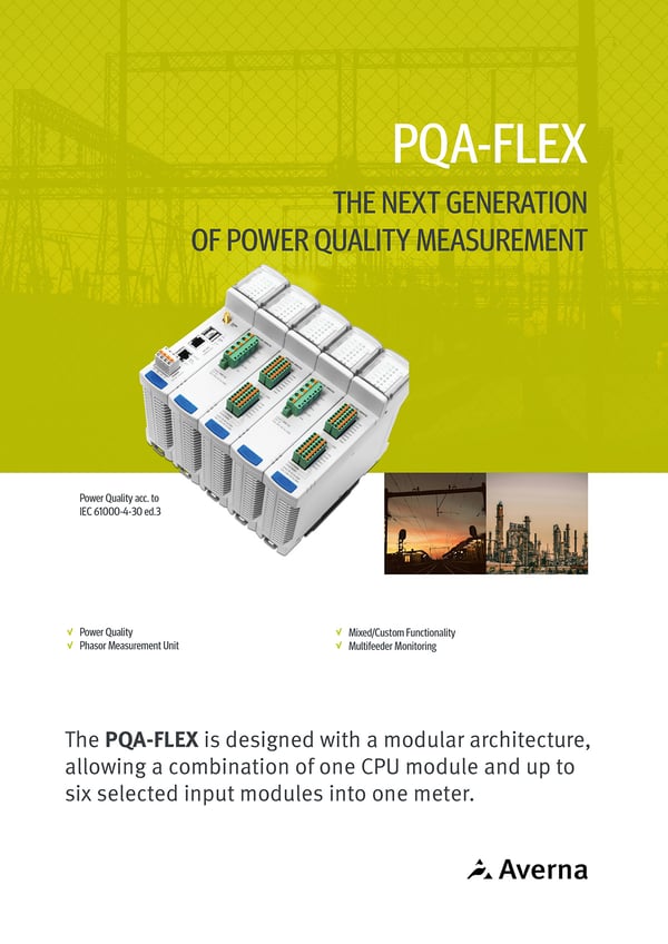 PQA-FLEX | Power Grid Monitoring | Averna