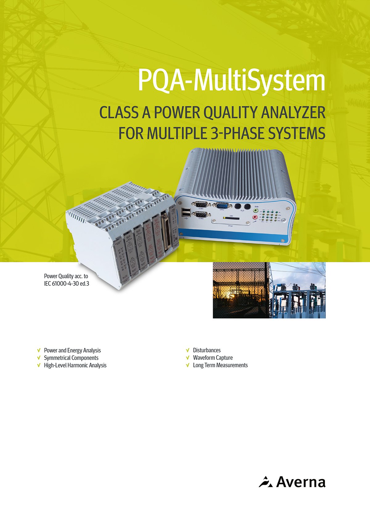 PQA-MultiSystem | Power Quality Monitoring | Averna